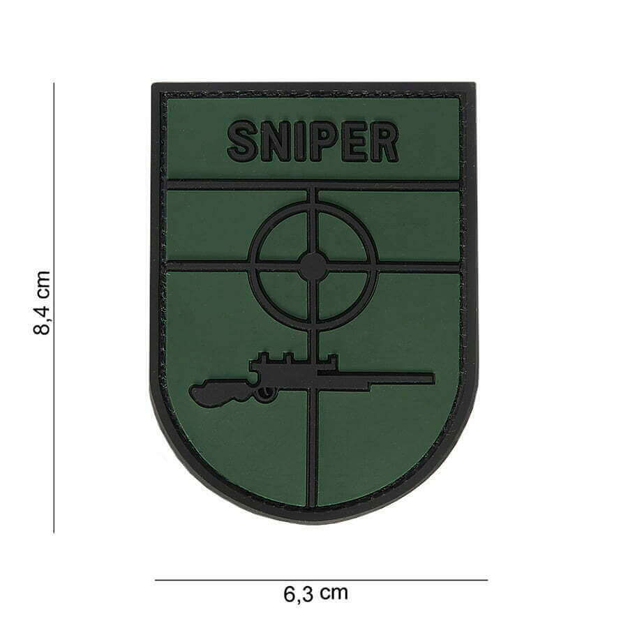 Embleem 3D PVC sniper - Darkshop