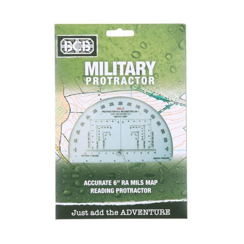 BCB Military protractor 6 inch CD032 - Darkshop