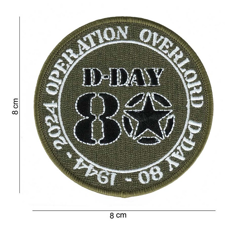 Embleem stof D-Day 80 jaar operation overlord #4038 - Darkshop