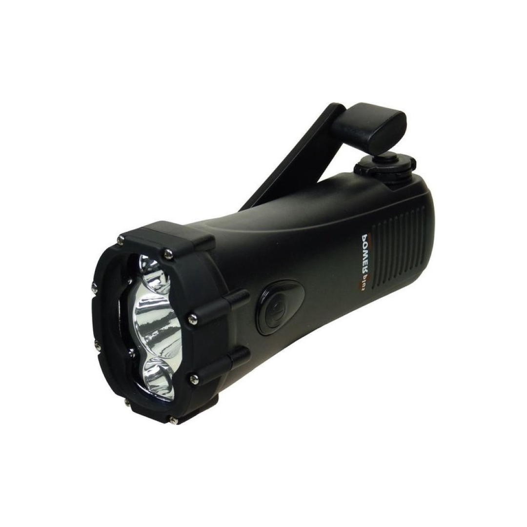 Shark Dynamo Zaklamp – USB - Waterdicht tot 10 meter | PowerPlus - Darkshop